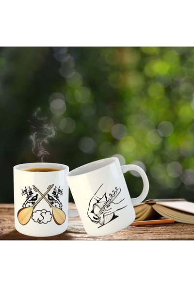 Shiva Hediyelik ve Baskı Çözümleri Bağlama Temalı Ş Harf Kupa