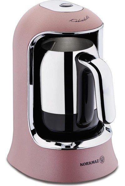 Korkmaz A860-06 Kahvekolik Rosegold Krom Otomatik Kahve Makinesi