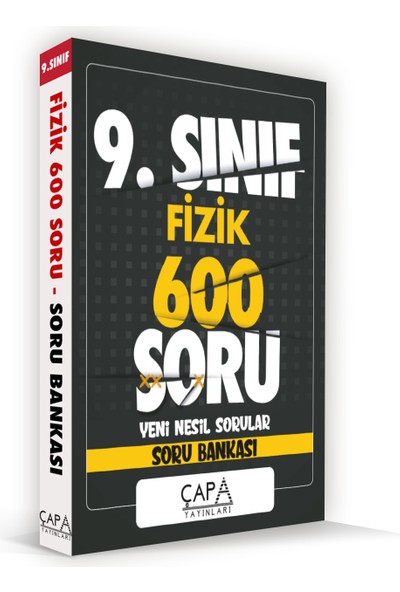 Çapa Yayınları 9. Sınıf Fizik Soru Bankası