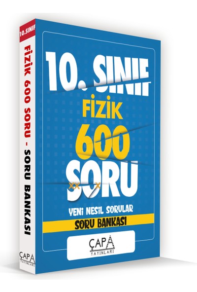 Çapa Yayınları 10. Sınıf Fizik Soru Bankası