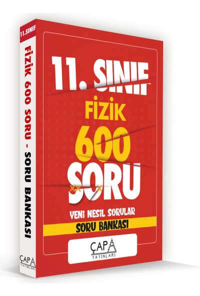 Çapa Yayınları 11. Sınıf Fizik Soru Bankası
