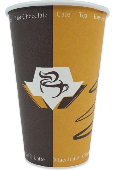 Kesepak Karton Bardak 12 Oz Standart Sıcak 100'LÜ