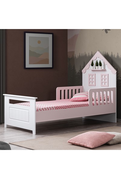 Setay Montessori Karyola, Casa Montessori Yatak - Pembe