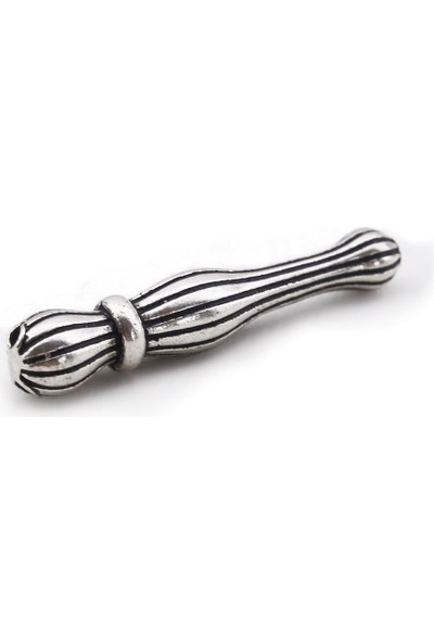 Alis Silver Çizgi Desenli 925 Ayar Gümüş Imame