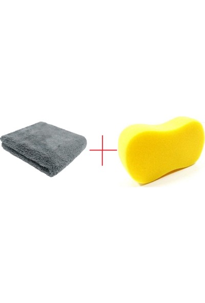 Sk Life Mikrofiber 50 x 70 Gri Bez ve Max Absorbent Sünger ( Temizlik Paketi ) Sk Life Mikrofiber 50 x 70 Gri Bez ve Max Absorbent Sünger ( Temizlik Paketi )