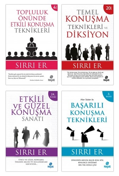 Hayat Yayınları Güzel ve Etkili Konuşma Teknikleri Seti 4 Kitap
