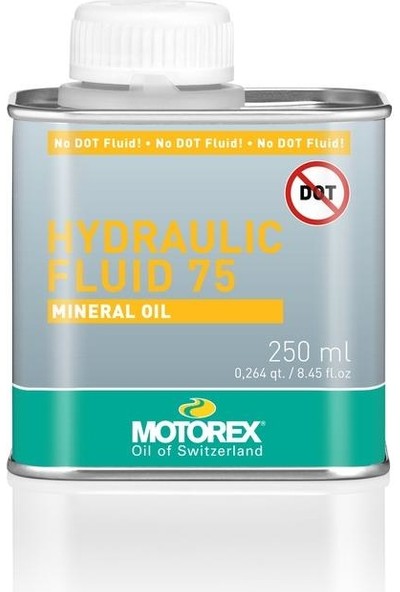 Motorex Fluid 75 Shimano Uyumlu Hidrolik Disk Fren Yağı 250ML Motorex Fluid 75 Shimano Uyumlu Hidrolik Disk Fren Yağı 250ML
