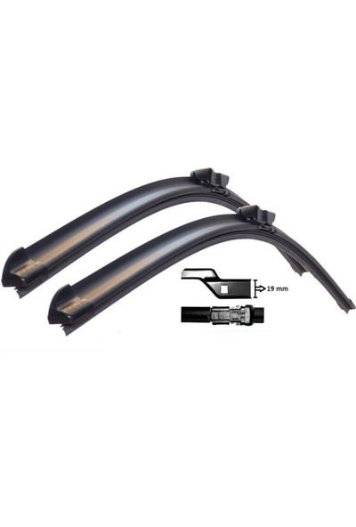 Maxtel Silecek Süpürgesi Ön Araca Özel Muz Tipi 24