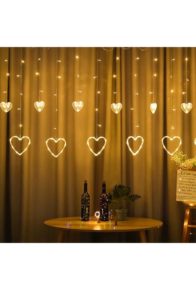 Sunlight Kalp Sarkıt 6'lı Set Ledli Aydınlatma 3m 8 Mod Gün Işığı Sunlight Kalp Sarkıt 6'lı Set Ledli Aydınlatma 3m 8 Mod Gün Işığı