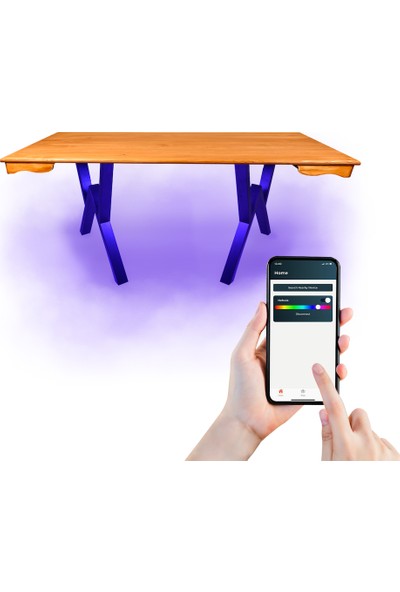 Internet on Furniture Nebula Mocha LED Işıklı Akıllı Oyuncu Masası 70 x 180 cm Internet on Furniture Nebula Mocha LED Işıklı Akıllı Oyuncu Masası 70 x 180 cm