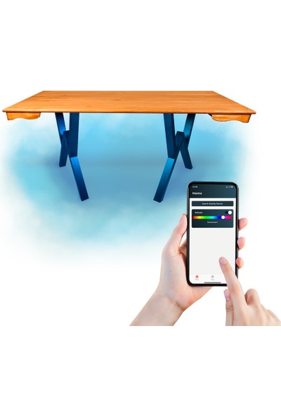 Internet on Furniture Nebula Mocha LED Işıklı Akıllı Oyuncu Masası 70 x 164 cm Internet on Furniture Nebula Mocha LED Işıklı Akıllı Oyuncu Masası 70 x 164 cm