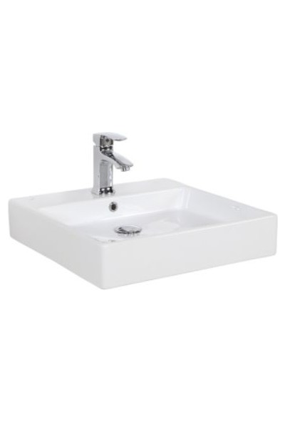 Creavit Next 50X50 cm Setüstü Düz Kare Lavabo NX255