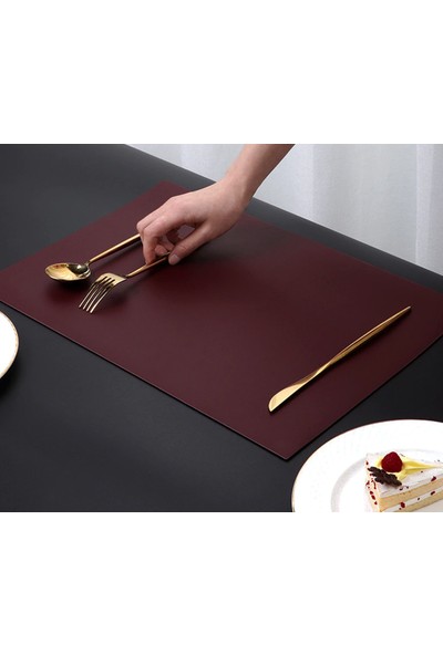 Hayveys Dikdörtgen Bordo Deri Amerikan Servis Hayveys Dikdörtgen Bordo Deri Amerikan Servis