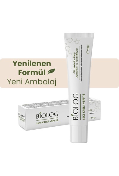 Biolog Leke Kremi Spf 15