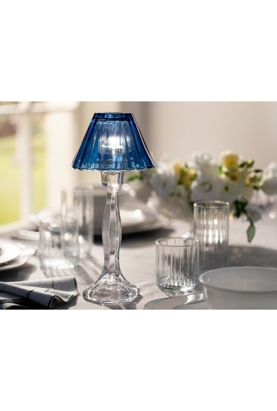 English Home Fancy Şamdan 6X8X30CM Lacivert English Home Fancy Şamdan 6X8X30CM Lacivert