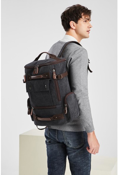 CTVYB1258-0001 Siyah Unisex Sırt Çantası