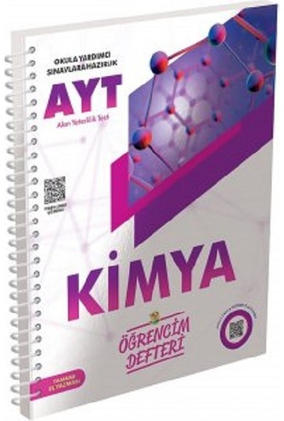 Murat Yayınları Yayınları AYT Kimya Öğrencim Defteri