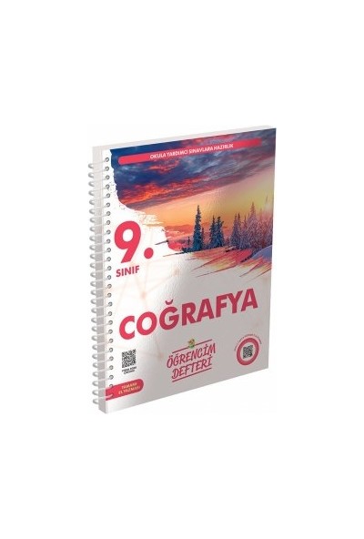 Murat Yayınları Yayınları 9.Sınıf Coğrafya Öğrencim Defteri