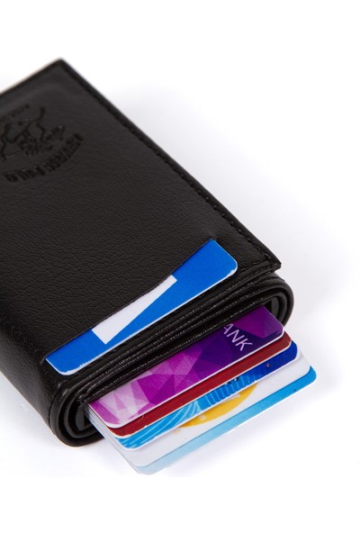 Newish Polo Polo Unisex Deri Mekanizmalı Cüzdan Kartlık Lacivert Newish Polo Polo Unisex Deri Mekanizmalı Cüzdan Kartlık Lacivert