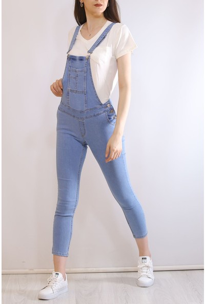 Velizade Salopet Kot Pantolon Açıkmavi - 5935.299.