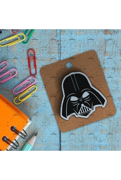 Hipder Darth Wader Baskılı Ahşap Rozet Hipder Darth Wader Baskılı Ahşap Rozet