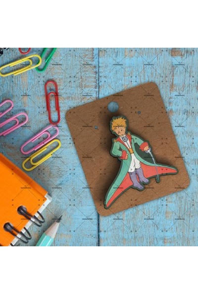 Hipder Küçük Prens Baskılı Ahşap Rozet Hipder Küçük Prens Baskılı Ahşap Rozet