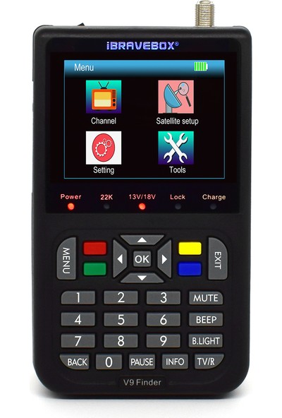 Gahome V9 Dijital Uydu Bulucu LCD Sinyal Bulucu (Yurt Dışı)