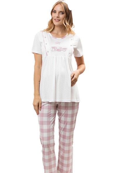 Flz 24315 Kadın Yazlık Lohusa Pijama Takım Flz 24315 Kadın Yazlık Lohusa Pijama Takım