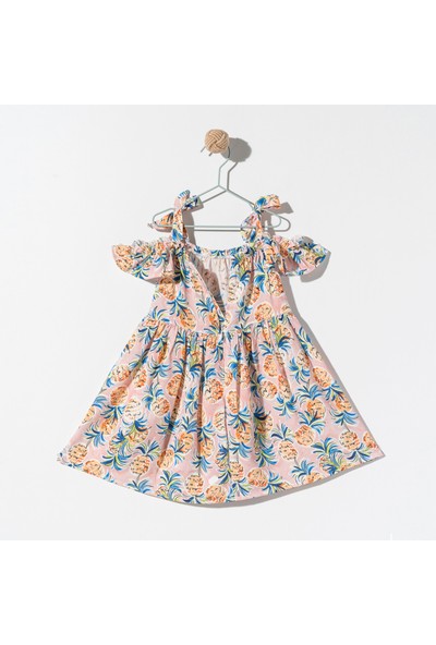 Cumino Ananas Desenli Elbise-Çok Renkli