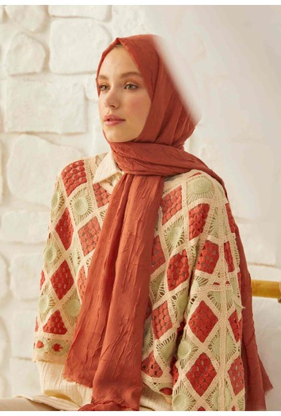 Fresh Scarfs Bambu Şal Bakır