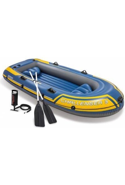 Green Intex Challenger 3 Kişilik Bot Set 320KG 295X137X43CM IB68370 Şişme Bot + Kürek + Pompa Full Set Green Intex Challenger 3 Kişilik Bot Set 320KG 295X137X43CM IB68370 Şişme Bot + Kürek + Pompa Full Set