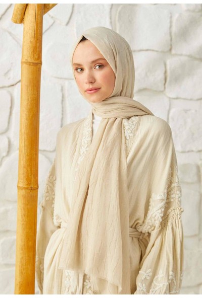 Fresh Scarfs Bambu Şal Bej Fresh Scarfs Bambu Şal Bej