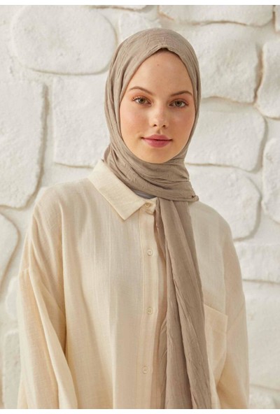 Fresh Scarfs Bambu Şal Vizon Fresh Scarfs Bambu Şal Vizon