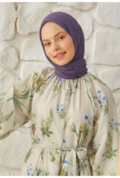 Fresh Scarfs Bambu Şal Patlıcan Moru