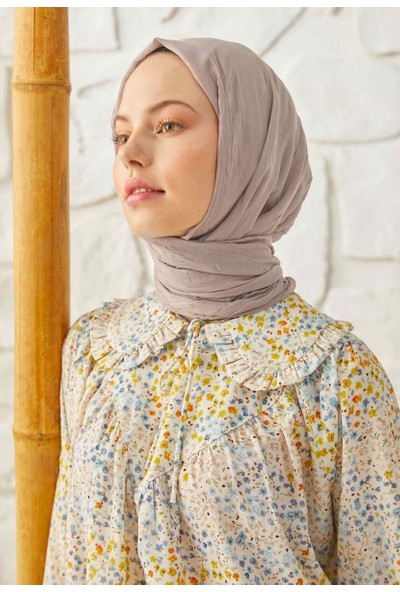 Fresh Scarfs Bambu Şal Sıcak Gri