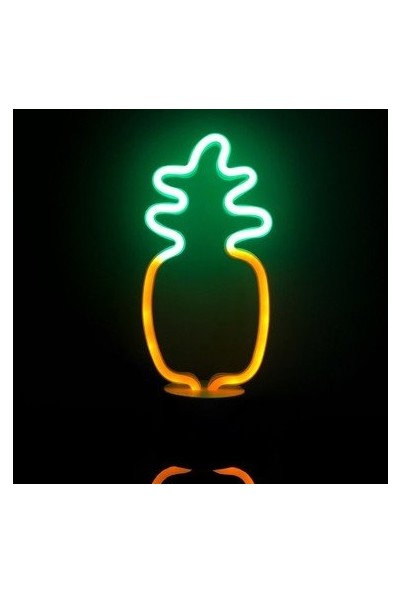 Posheria Store Neon Işıklı Ananas Masa Gece Lambası Dekoratif LED Aydınlatma Posheria Store Neon Işıklı Ananas Masa Gece Lambası Dekoratif LED Aydınlatma