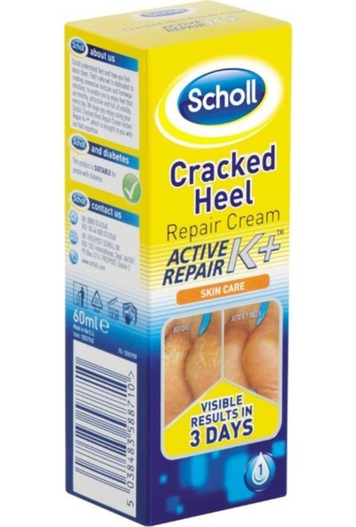 Scholl Cracked Heel Repair Cream 60ML | Topuk Çatlak Kremi