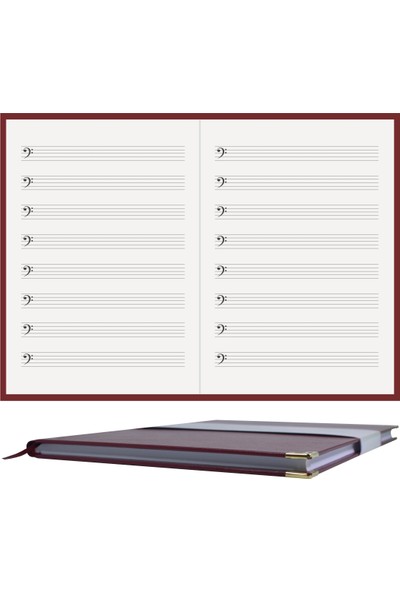 Bi Defter Müzik Nota Defteri Fa Anahtarlı El Yapımı El Dikişi Iplik Dikiş Bi Defter Müzik Nota Defteri Fa Anahtarlı El Yapımı El Dikişi Iplik Dikiş