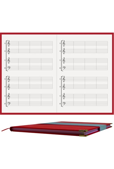 Bi Defter Koro Müzik Nota Defteri Soprano Alto Tenor Bas Satb El Yapımı El Dikişi Iplik Dikiş Bi Defter Koro Müzik Nota Defteri Soprano Alto Tenor Bas Satb El Yapımı El Dikişi Iplik Dikiş