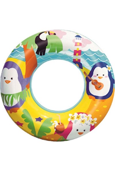 Bestway Sevimli Hayvan Desenli Çocuk Simidi 3- 6 Yaş 51 cm Bestway Sevimli Hayvan Desenli Çocuk Simidi 3- 6 Yaş 51 cm