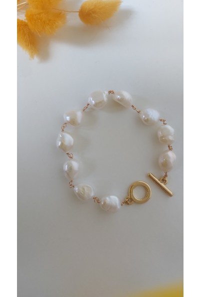 Bourjois Jewelry Deniz Incisi Şık Bileklik Altın Kaplama