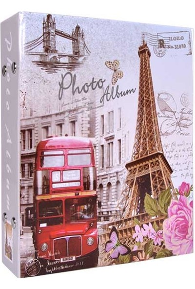 Nobbystar 100'LÜK 13X18CM. Eyfel Kulesi Desenli Fotoğraf Albümü Nobbystar 100'LÜK 13X18CM. Eyfel Kulesi Desenli Fotoğraf Albümü