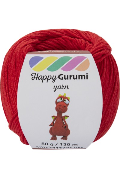 Happy Yarn Happy Gurumi Kırmızı 50GR 130M