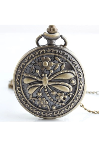 Hediyesahibi Yusufcuk Kabartmalı Büyük Boy Köstekli Kolye Saat