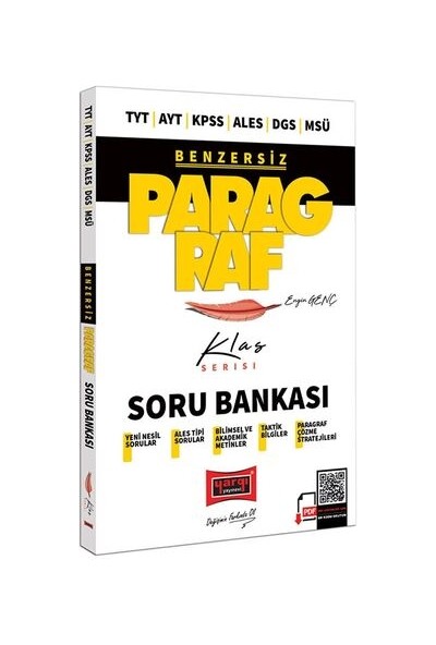 Yargı Yayınevi TYT AYT Kpss Ales Dgs Msü Benzersiz Paragraf Klas Yargı Yayınevi TYT AYT Kpss Ales Dgs Msü Benzersiz Paragraf Klas