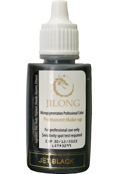 Jilong Kalıcı Makyaj Pigmenti Jet Black 25 ml Jilong Kalıcı Makyaj Pigmenti Jet Black 25 ml