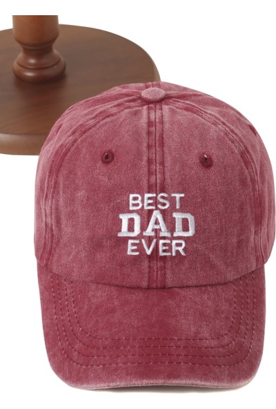 Mania Best Dad Ever Yıkamalı Kep Mania Best Dad Ever Yıkamalı Kep