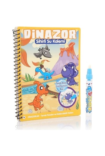 Gepettoys Sihirli Su Ile Boyama Kitabı