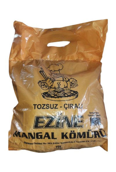 Ezine Mangal Kömürü 1400 gr Ezine Mangal Kömürü 1400 gr