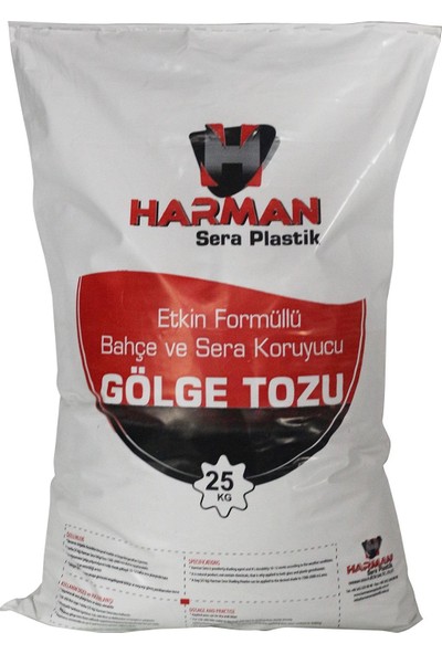 Harman Sera Plastik Gölge Tozu Harman Sera Plastik Gölge Tozu